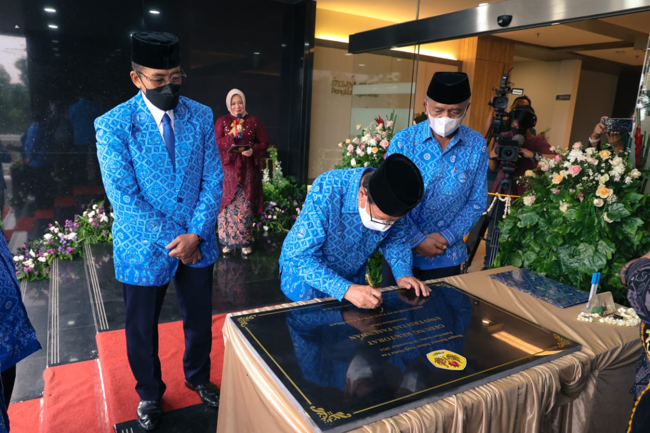 Optimalkan SDM dan Pelayanan, Unpas Resmikan Gedung Baru Rektorat di ...